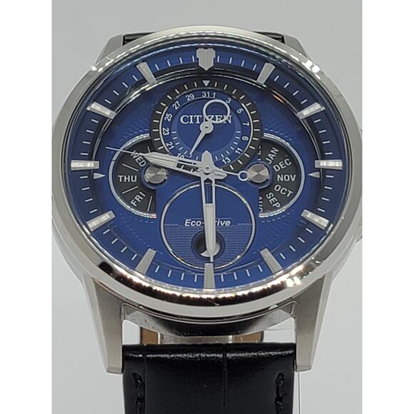 Citizen | Accessories | Citizen Ecodrive Calendar Mens Blue Watch ...